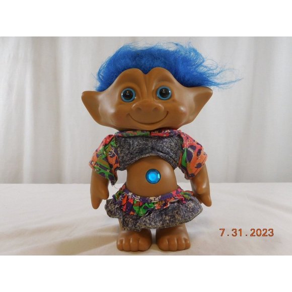 ace | Toys | Ace Troll Doll Wish Stone Belly Gem Jewel Vintage Treasure ...